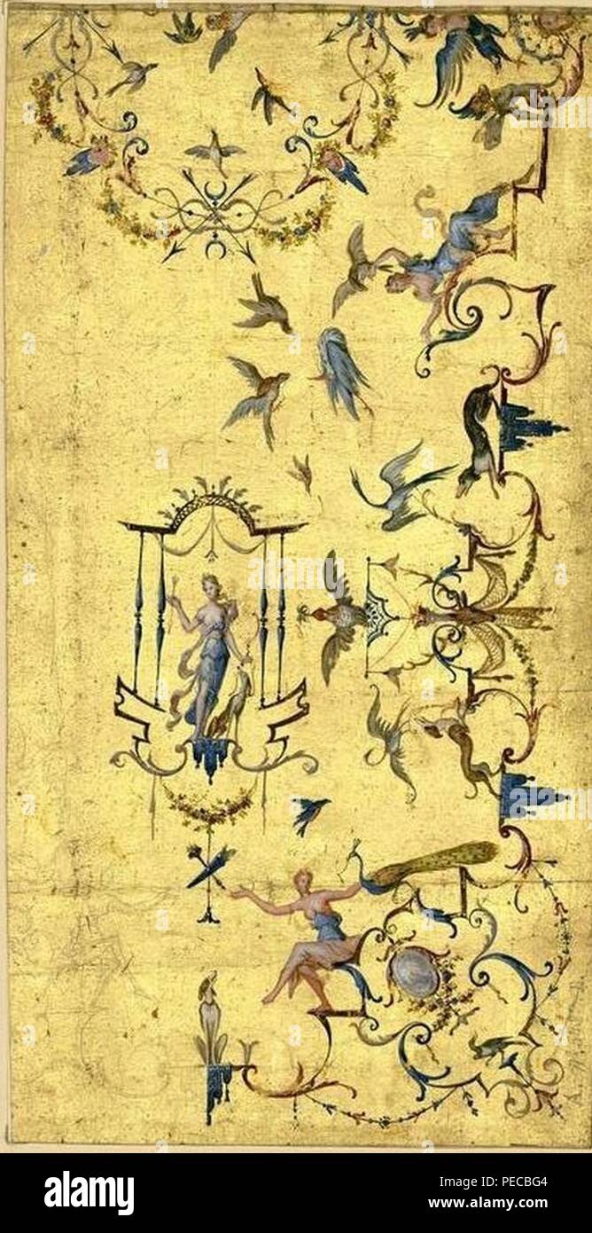 Arts decoratifs 5482 B claude audran iii Stock Photo - Alamy