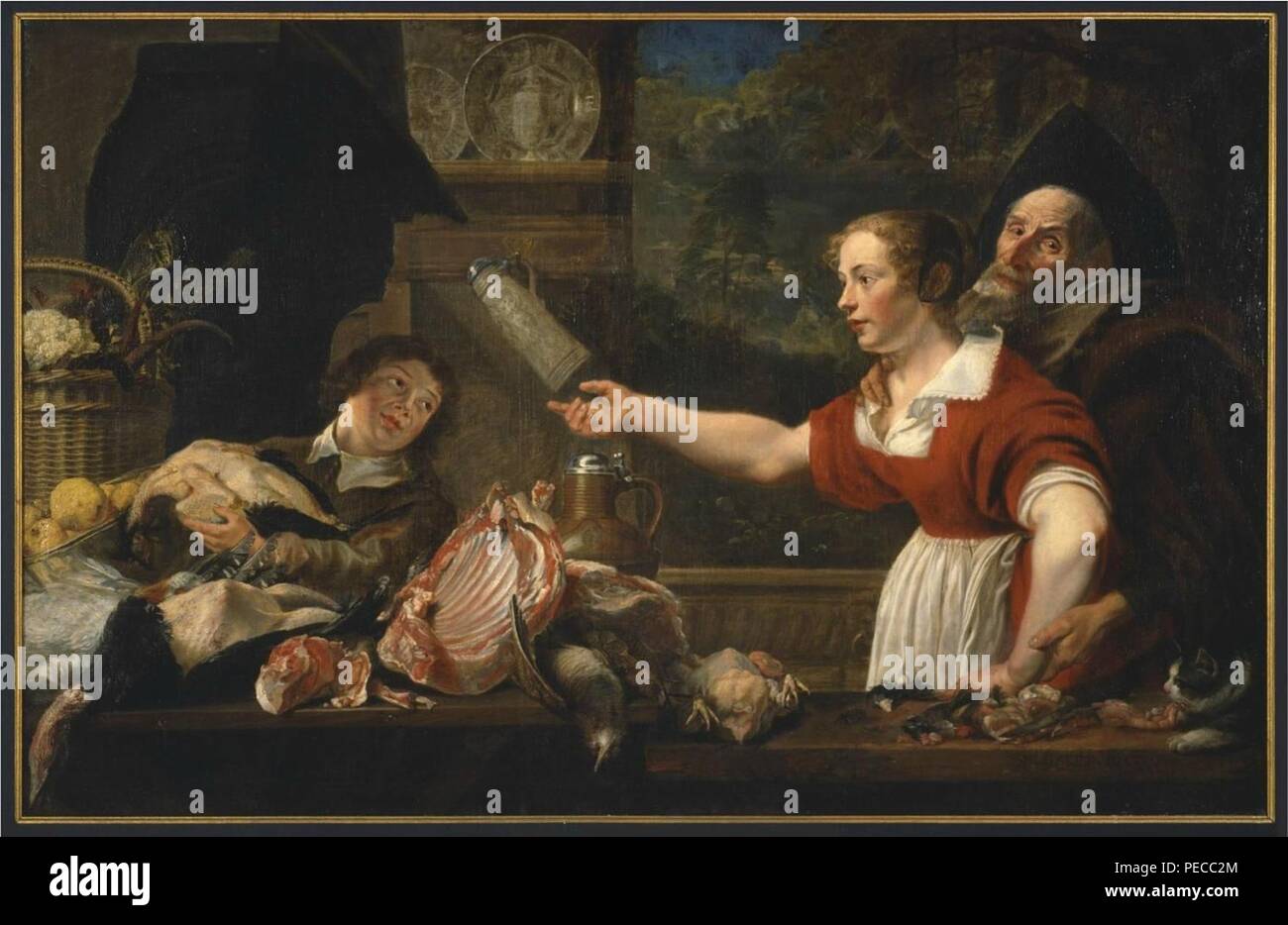 Artus Wolffort - The Scullery Maid Stock Photo - Alamy