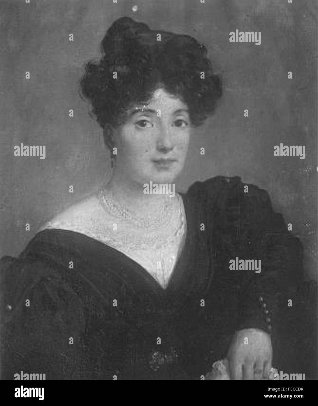 Ary Scheffer - Damesportret Stock Photo - Alamy