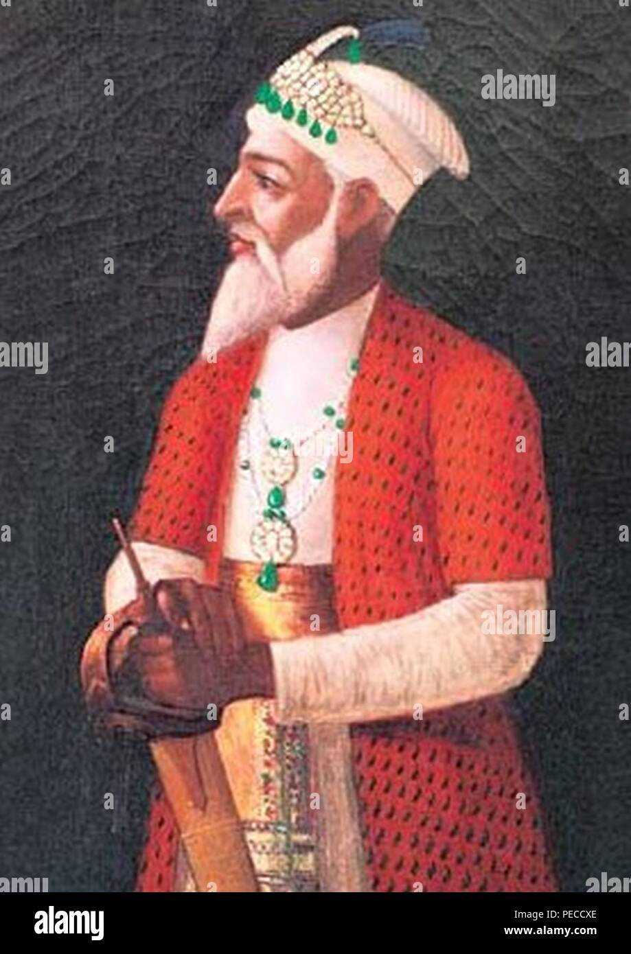 Asaf Jah I Nizam of Hyderabad Stock Photo - Alamy