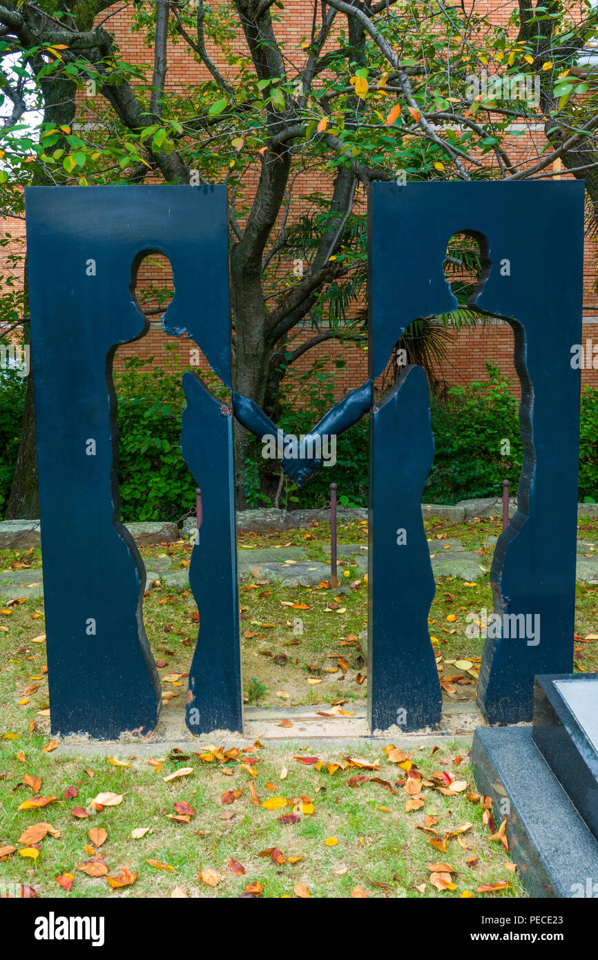 Nagasaki Peace Memorial Park Statue Japan Asia Kyushu Prefecture Stock ...