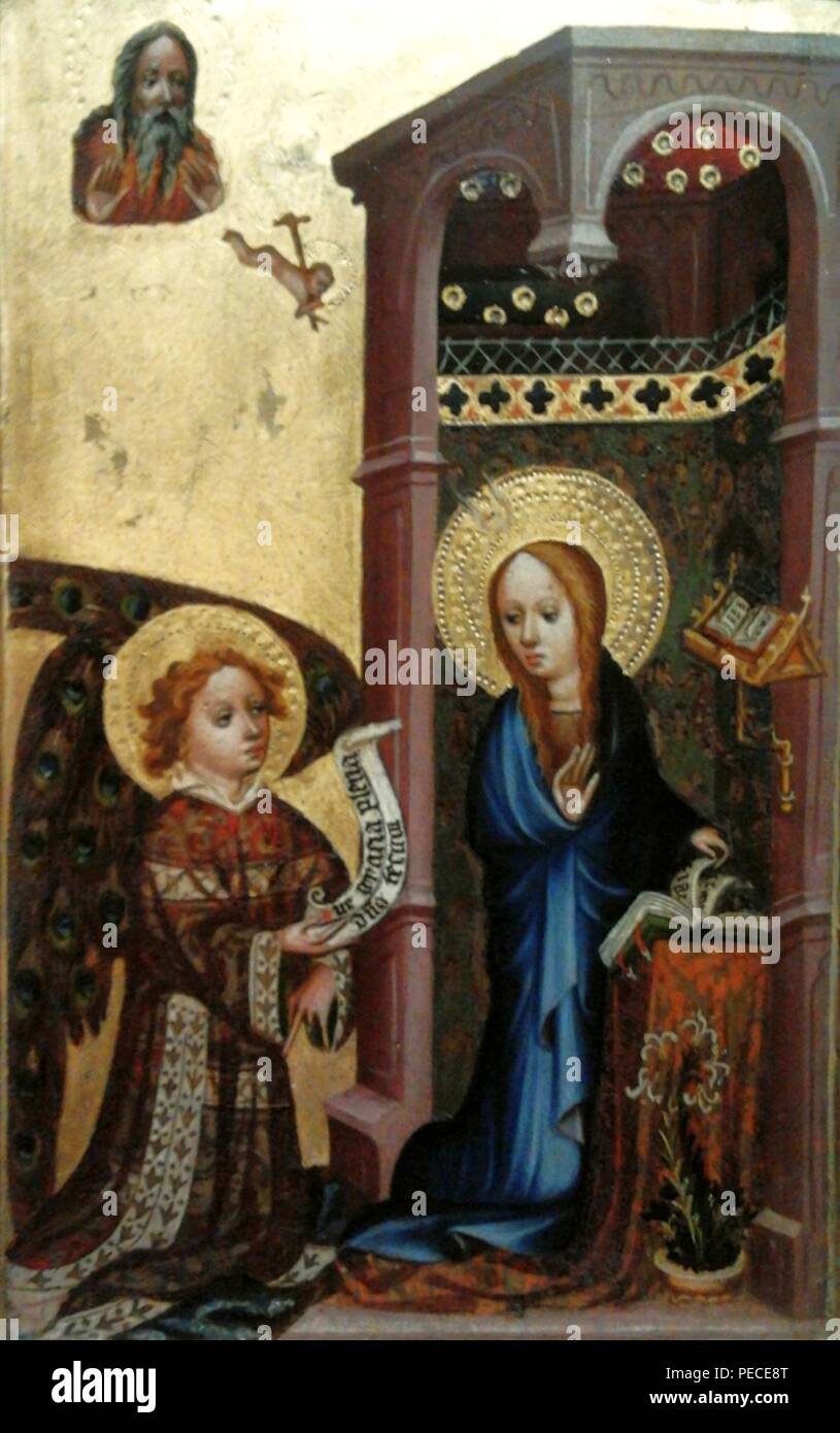 Franco-Flemish Annunciation 01 Stock Photo - Alamy