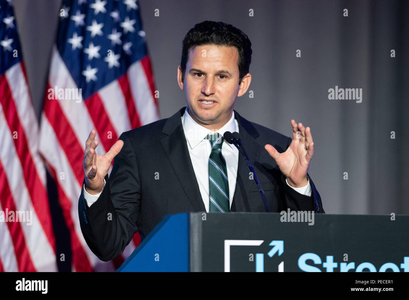 Senator Brian Schatz (D-HI) speaking at the J Street National ...