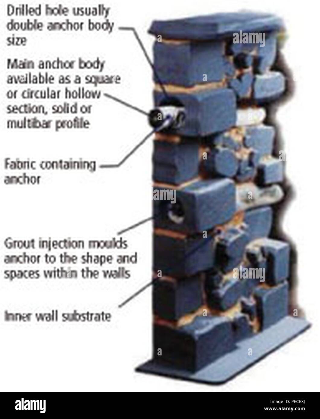 Archtec cutaway model Stock Photo - Alamy