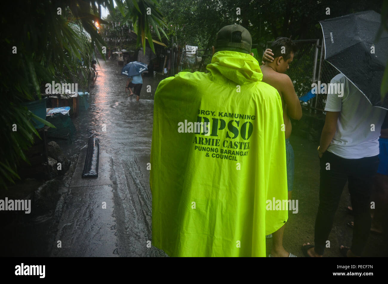 Quezon City, Philippines. 11th Aug, 2018. MONITORED. Barangay Kamuning ...
