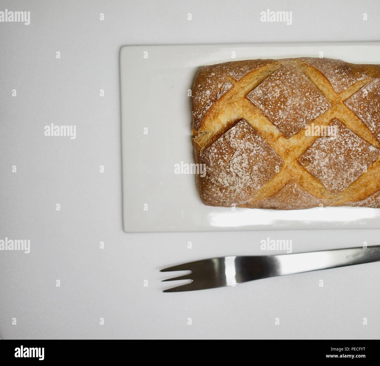 Square whole wheat bread Stock Photo - Alamy