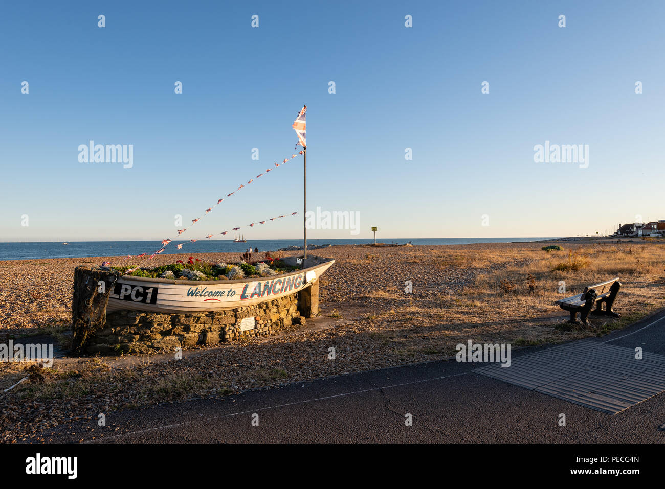 South Lancing is a shingle beach between Shoreham-by-Sea and Worthing ...
