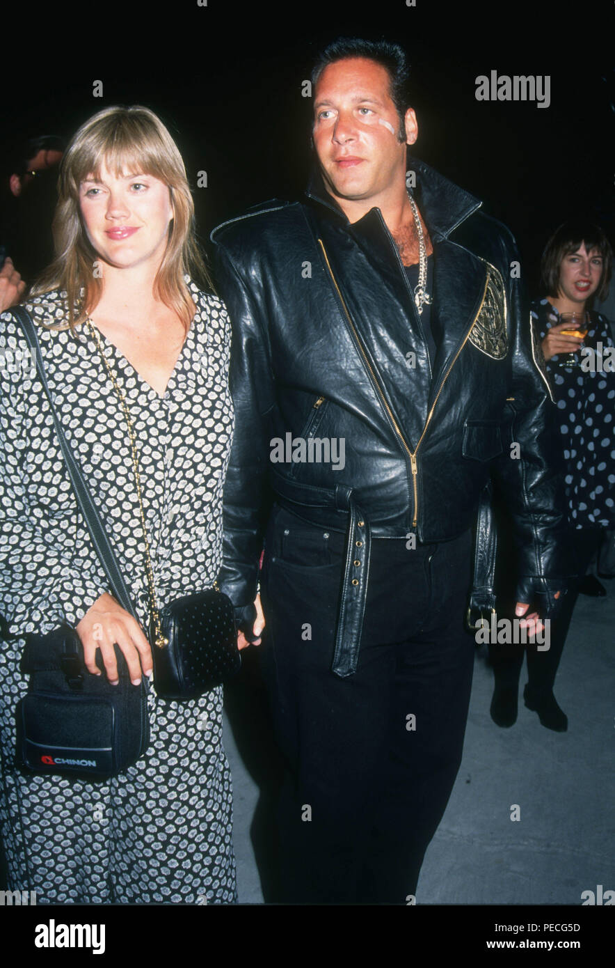 HOLLYWOOD, CA - JUNE 16: Comedian Andrew Dice Clay (R) and date attend ...