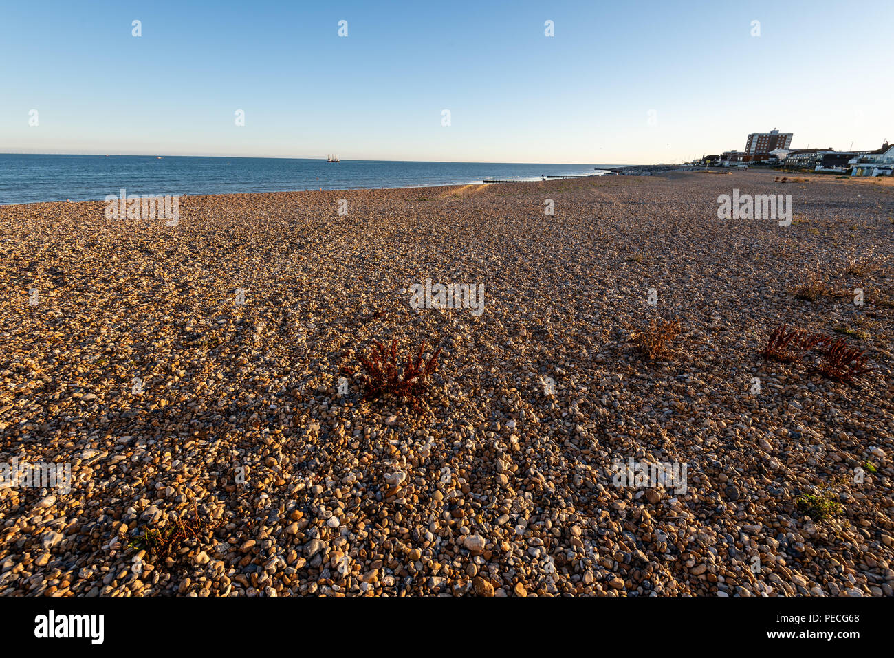 Lancing Beach Low Tide High Resolution Stock Photography and Images - Alamy