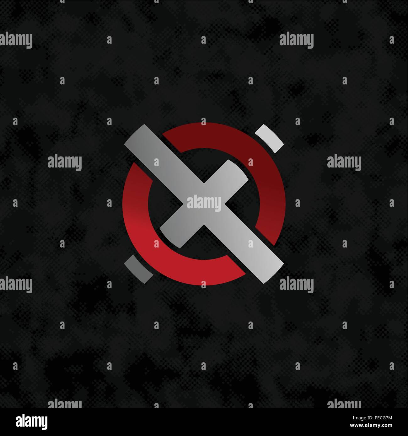 overlap alphabet letter art sign symbol vector art Stock Vector Image ...