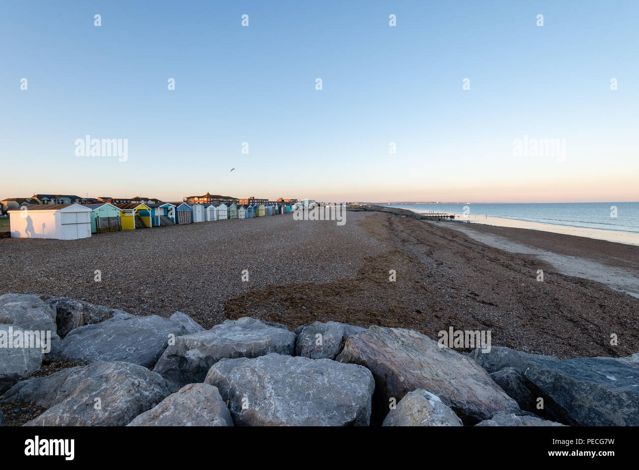 South Lancing is a shingle beach between Shoreham-by-Sea and Worthing ...