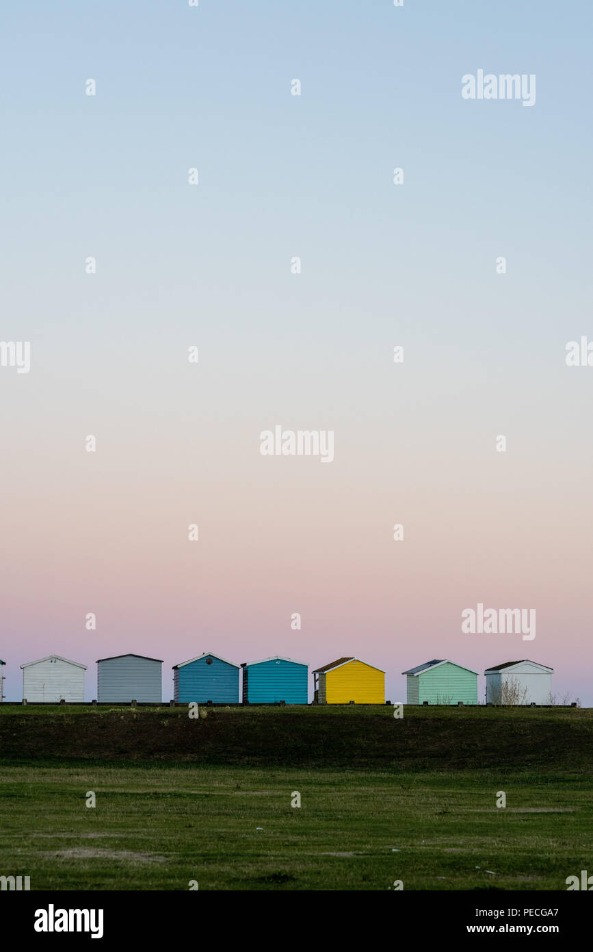 Shoreham beach huts hi-res stock photography and images - Alamy