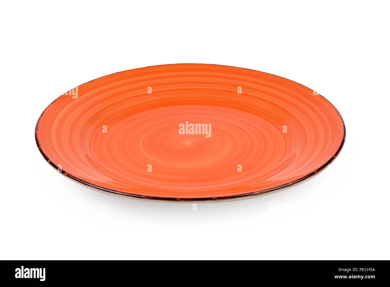 Round orange plate hi-res stock photography and images - Alamy
