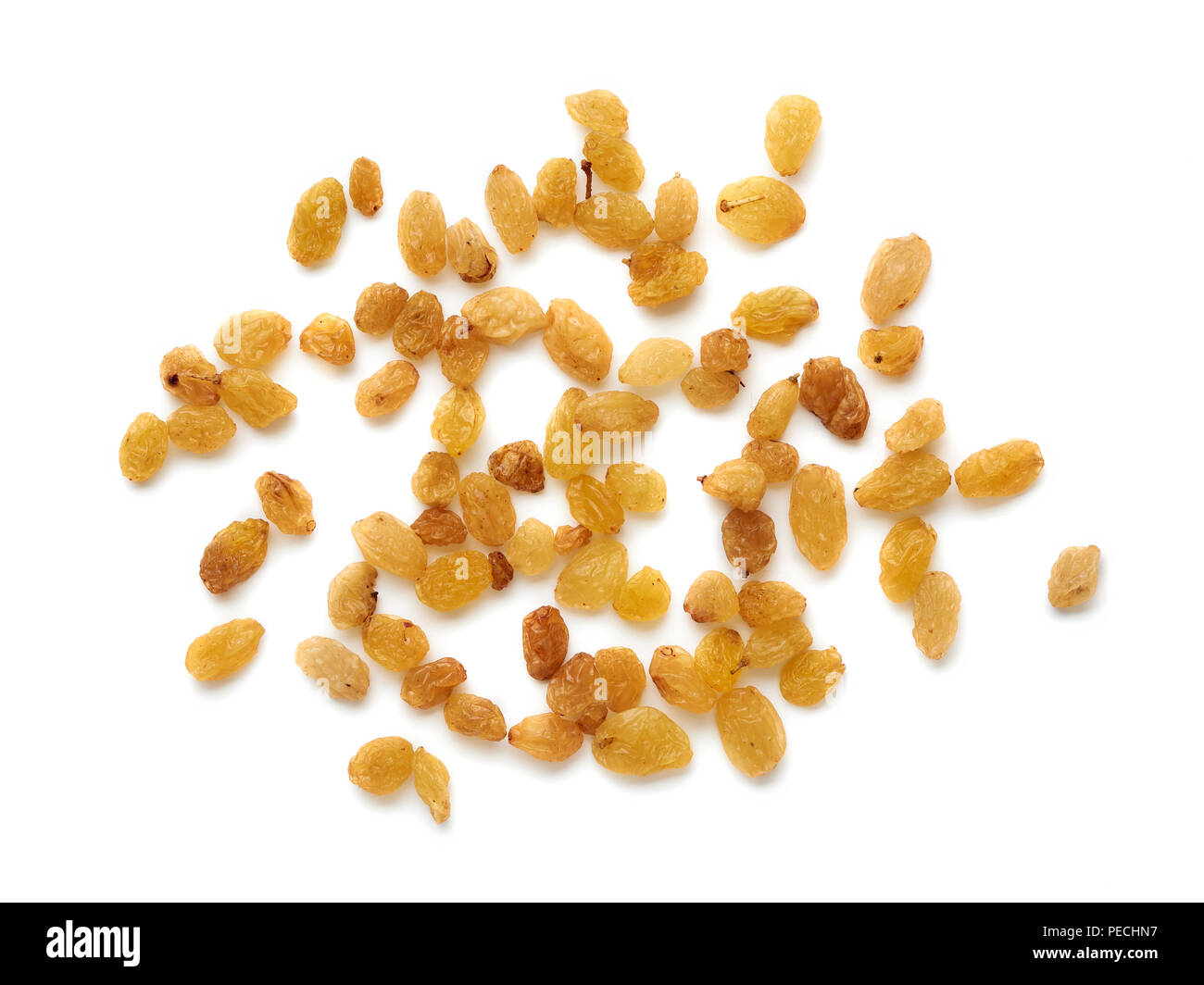 Top view raisins isolated hi-res stock photography and images - Alamy