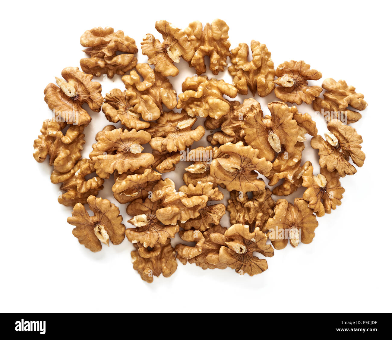 Walnut kernels isolated on white hi-res stock photography and images ...