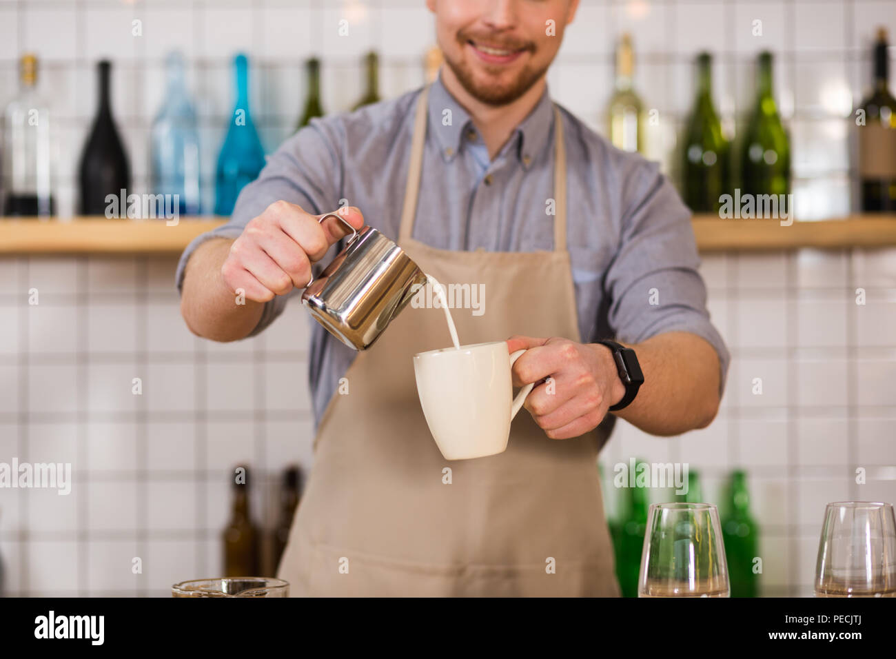 The preparation of the drink hi-res stock photography and images - Alamy