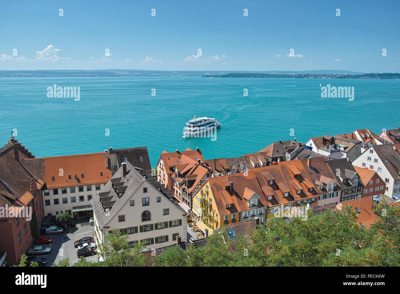 Arriving in Meersburg Bodensee Germany Stock Photo - Alamy