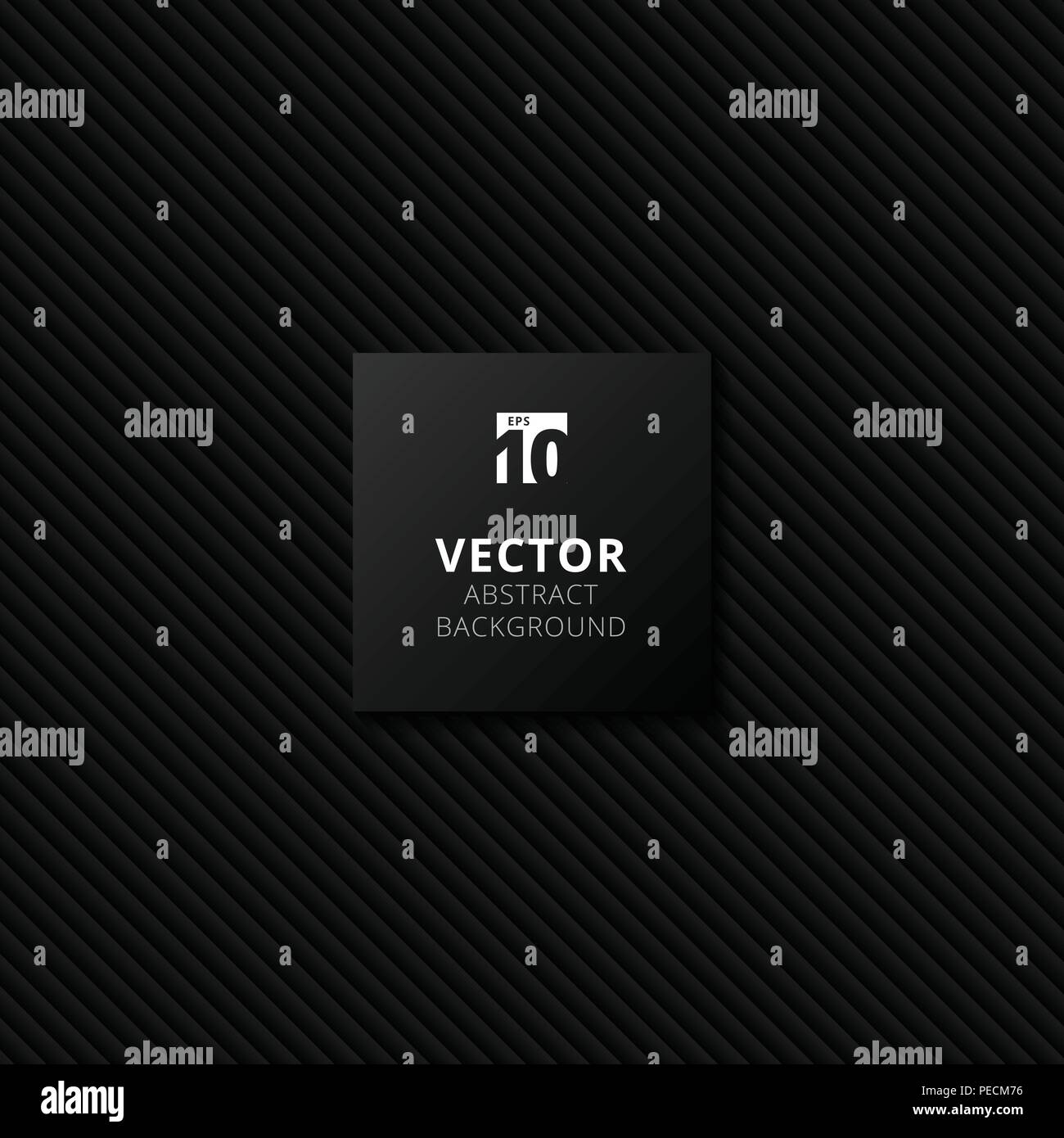 Abstract black gradient striped lines diagonal pattern on dark ...
