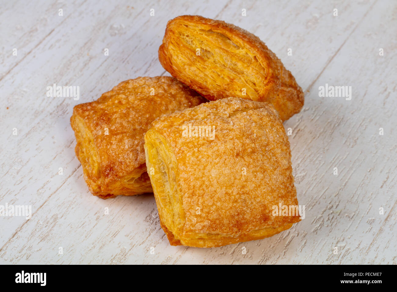 Delicious and sweet flaky cookies Stock Photo - Alamy