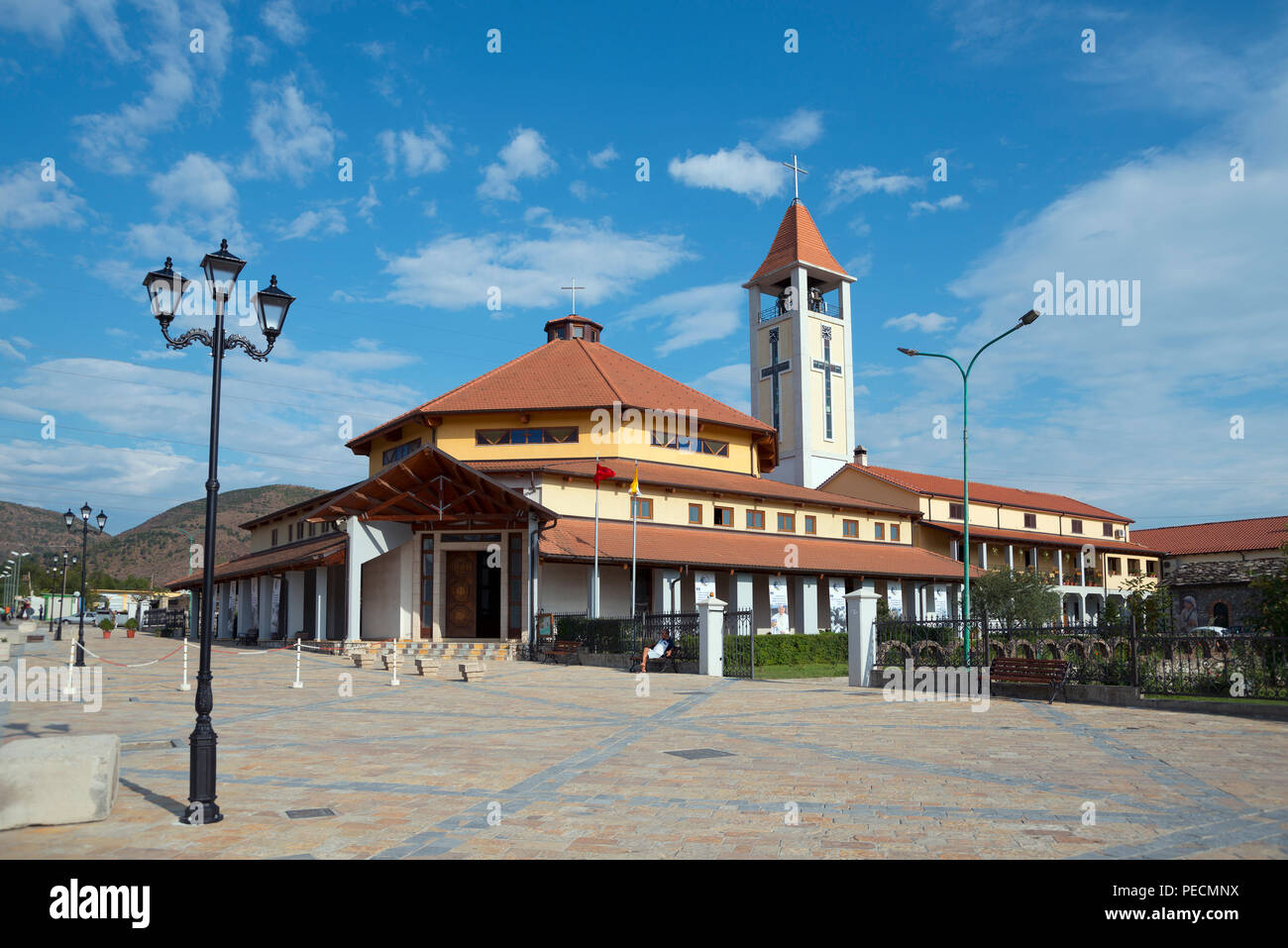 Cathedral mother Teresa, Vau i Dejes, Albania Stock Photo - Alamy