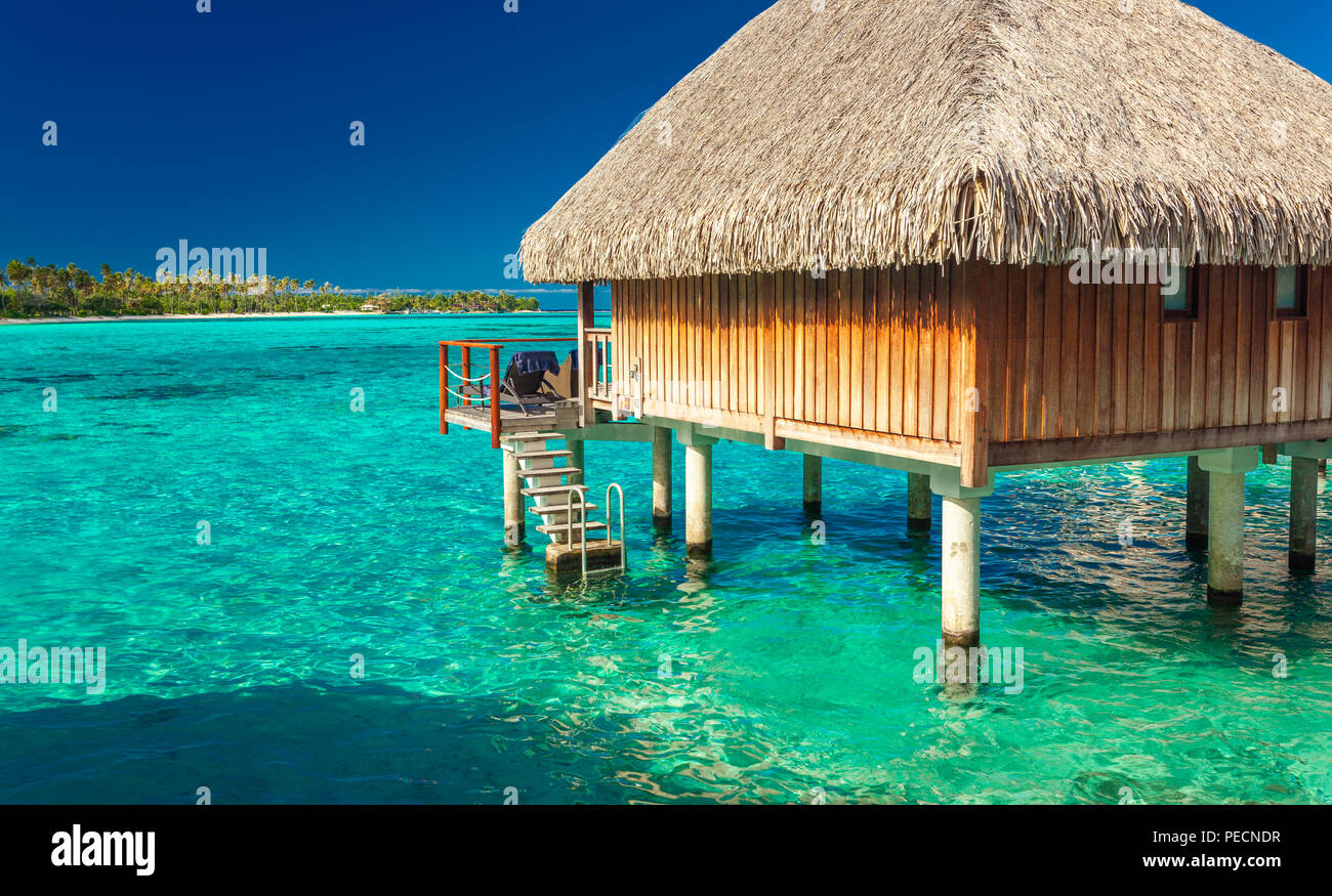 Tahiti Huts Over Water