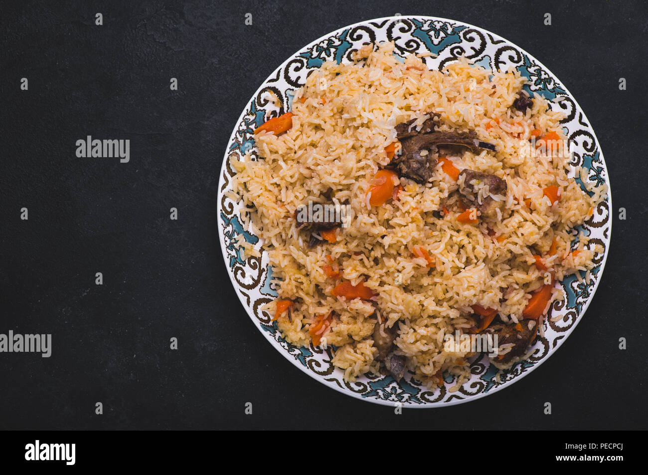 Traditional oriental pilaf central hi-res stock photography and images ...