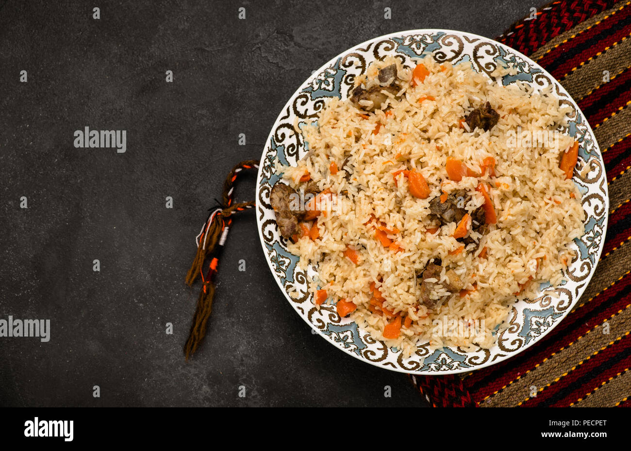 Central Asian Cuisine Plov High Resolution Stock Photography and Images ...