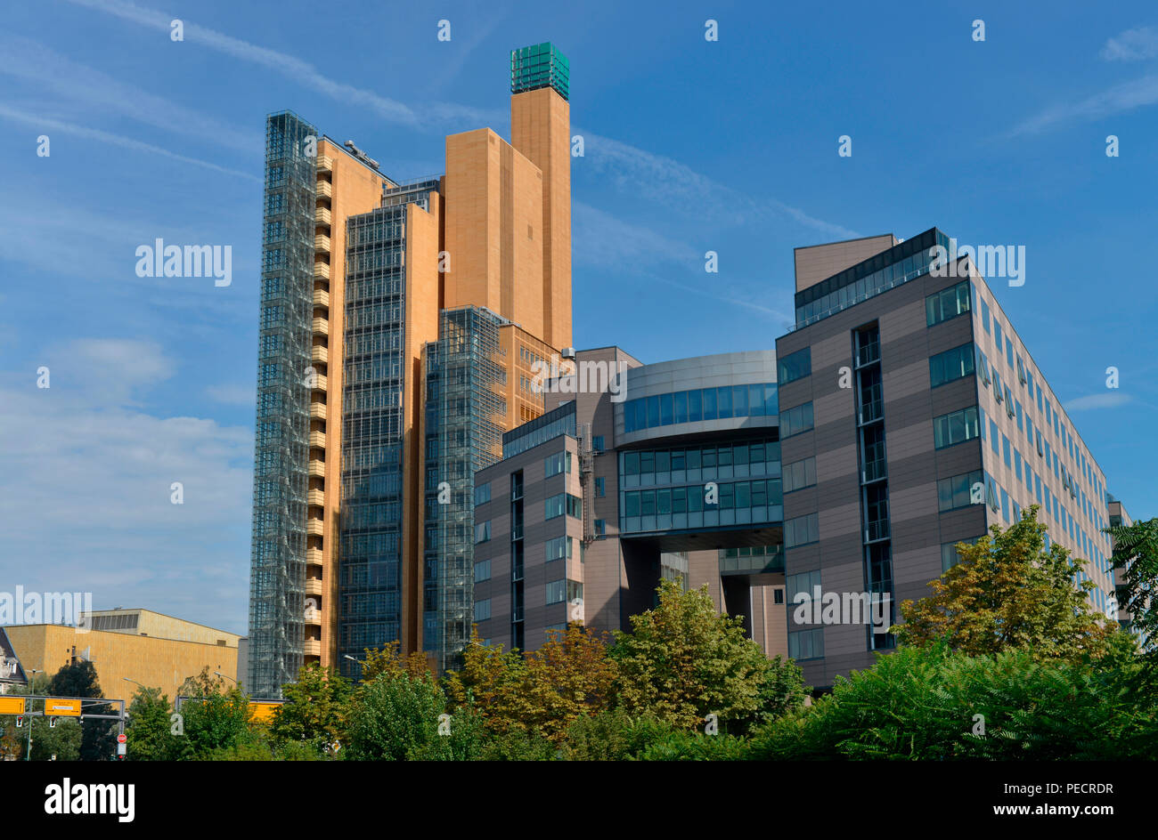 Atrium Tower, Potsdamer Platz, Tiergarten, Mitte, Berlin, Deutschland ...
