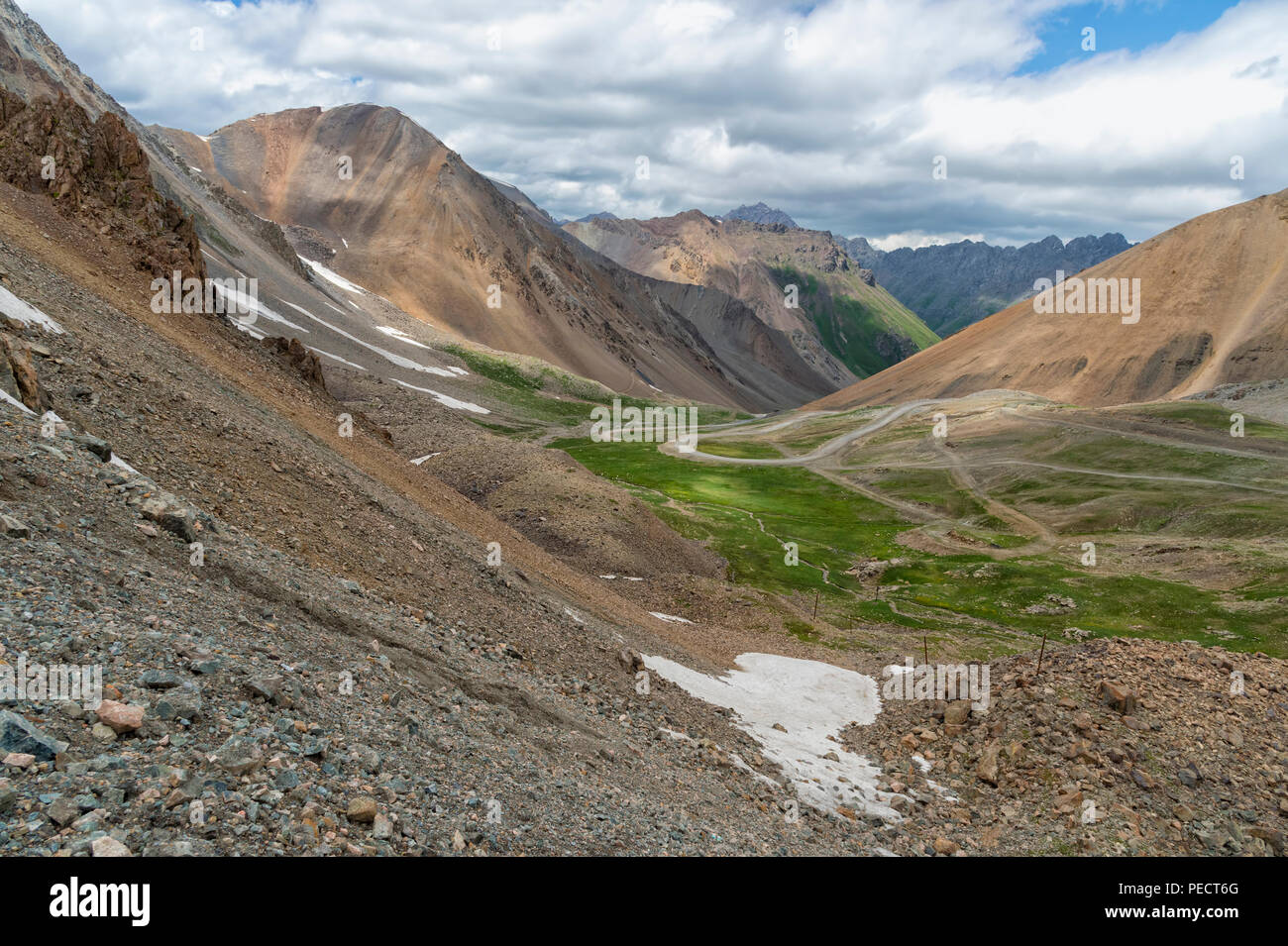 Sary Jaz valley, Issyk Kul region, Kyrgyzstan Stock Photo - Alamy