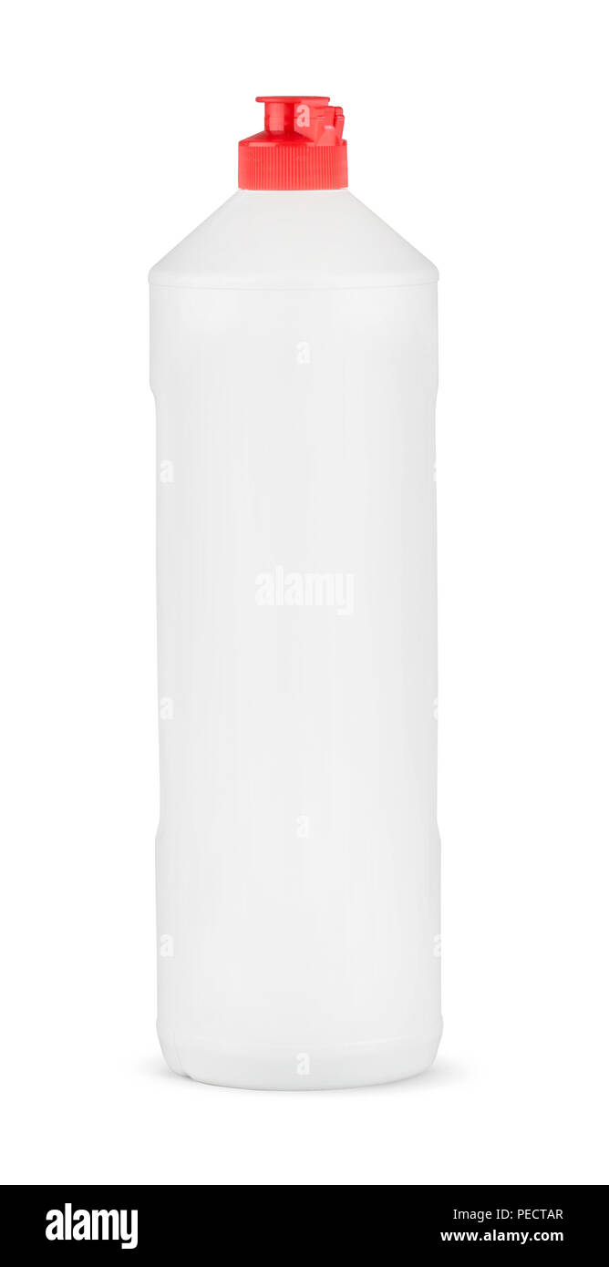 White detergent bottle mockup Cut Out Stock Images & Pictures - Alamy