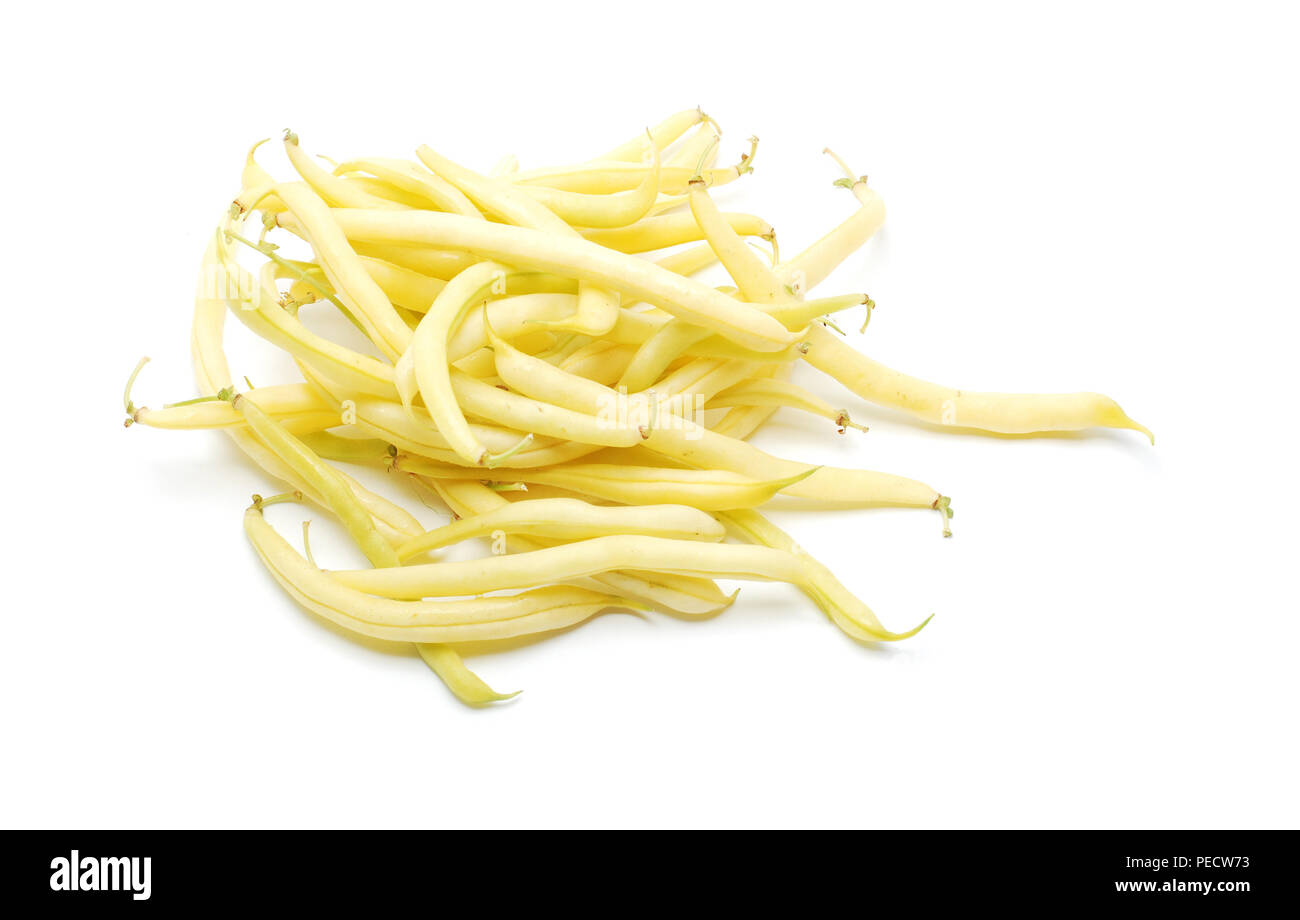 yellow beans isolated on white Stock Photo - Alamy