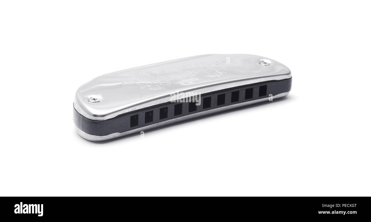 harmonica isolated on white background Stock Photo - Alamy