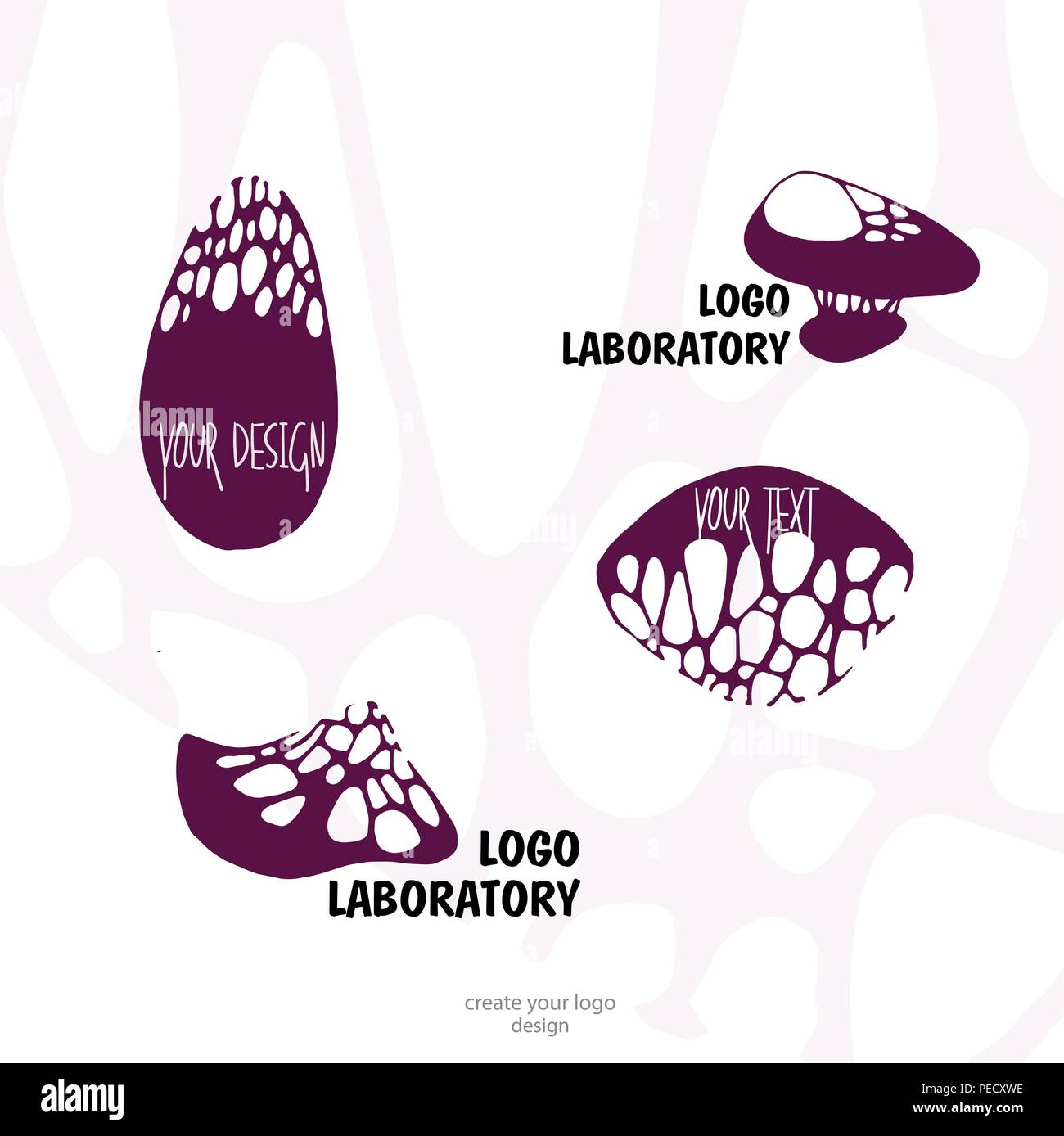 Human brain - vector logo template concept illustration. Geometric mind ...