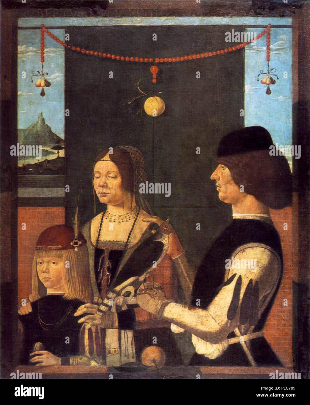 Unknown Master (active around 1480-90 in Ferrara) - Family of Uberto de ...