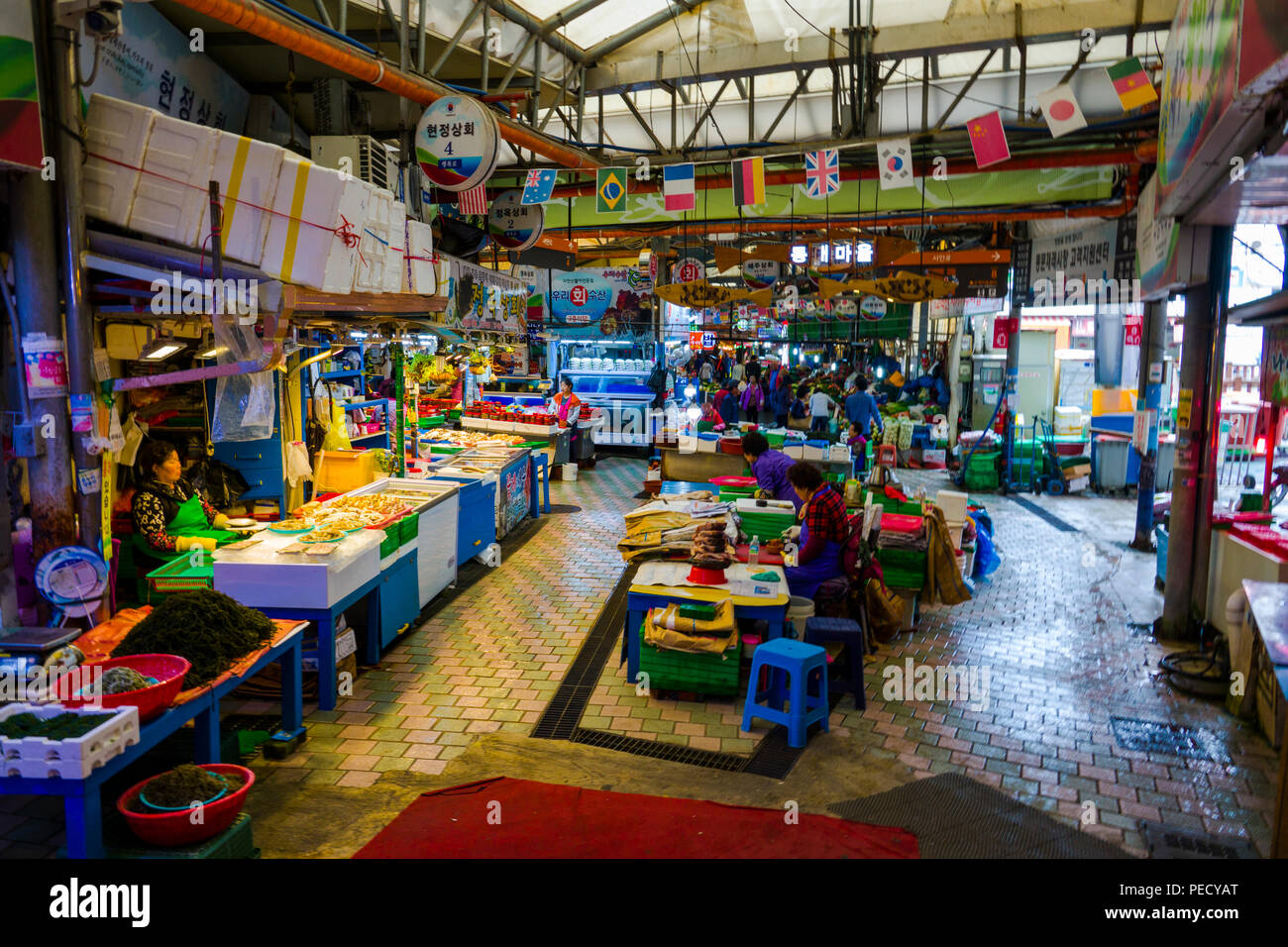 Jeju island fish market hi-res stock photography and images - Alamy