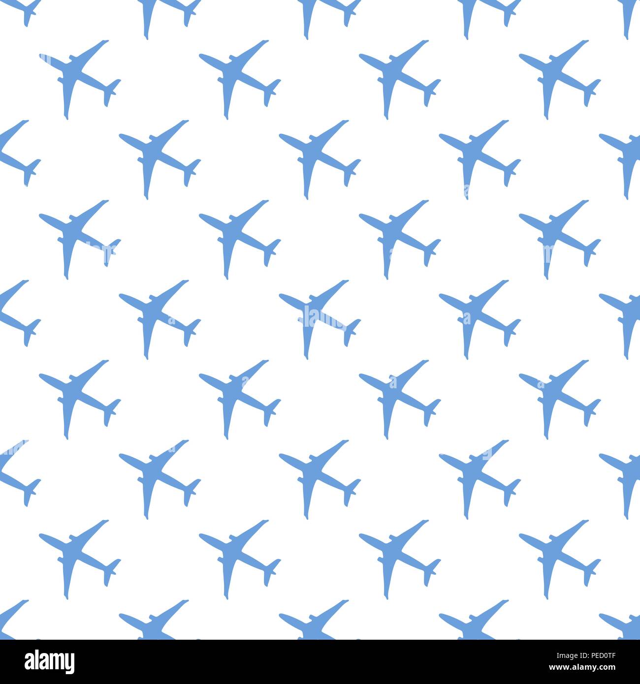 Seamless pattern with planes. Design for poster or print Stock Vector ...