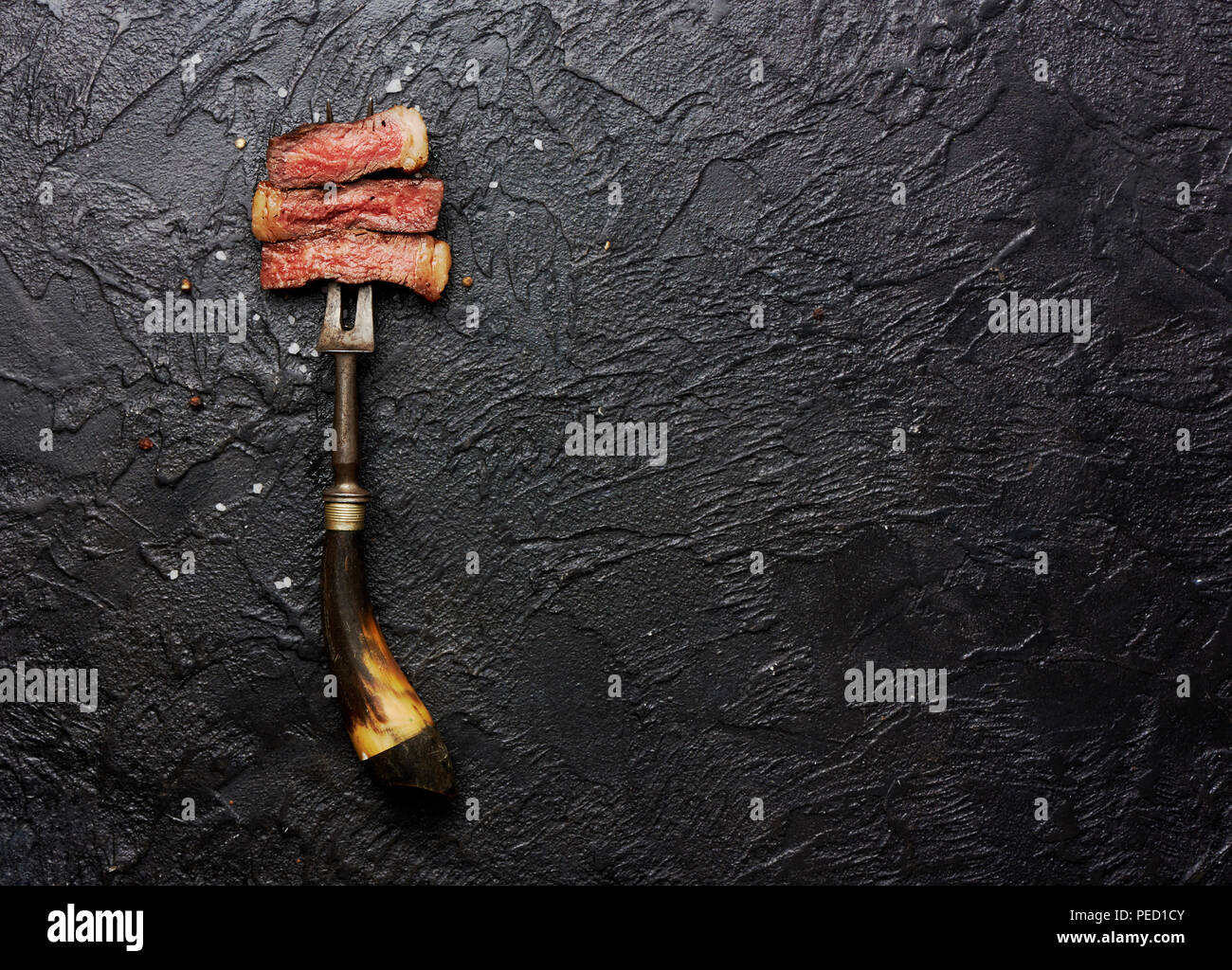 Rare steak fork hi-res stock photography and images - Alamy