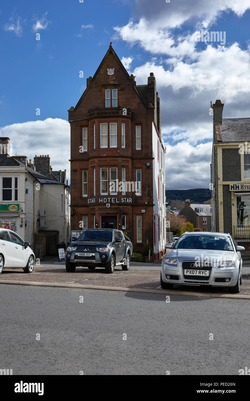 The Star Hotel in Moffat. Scotland Stock Photo - Alamy