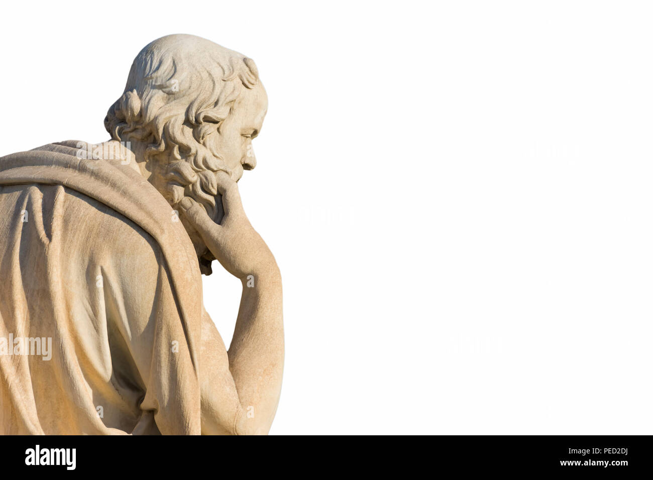 Greek philosopher Socrates in front of the National Academy of Athens ...