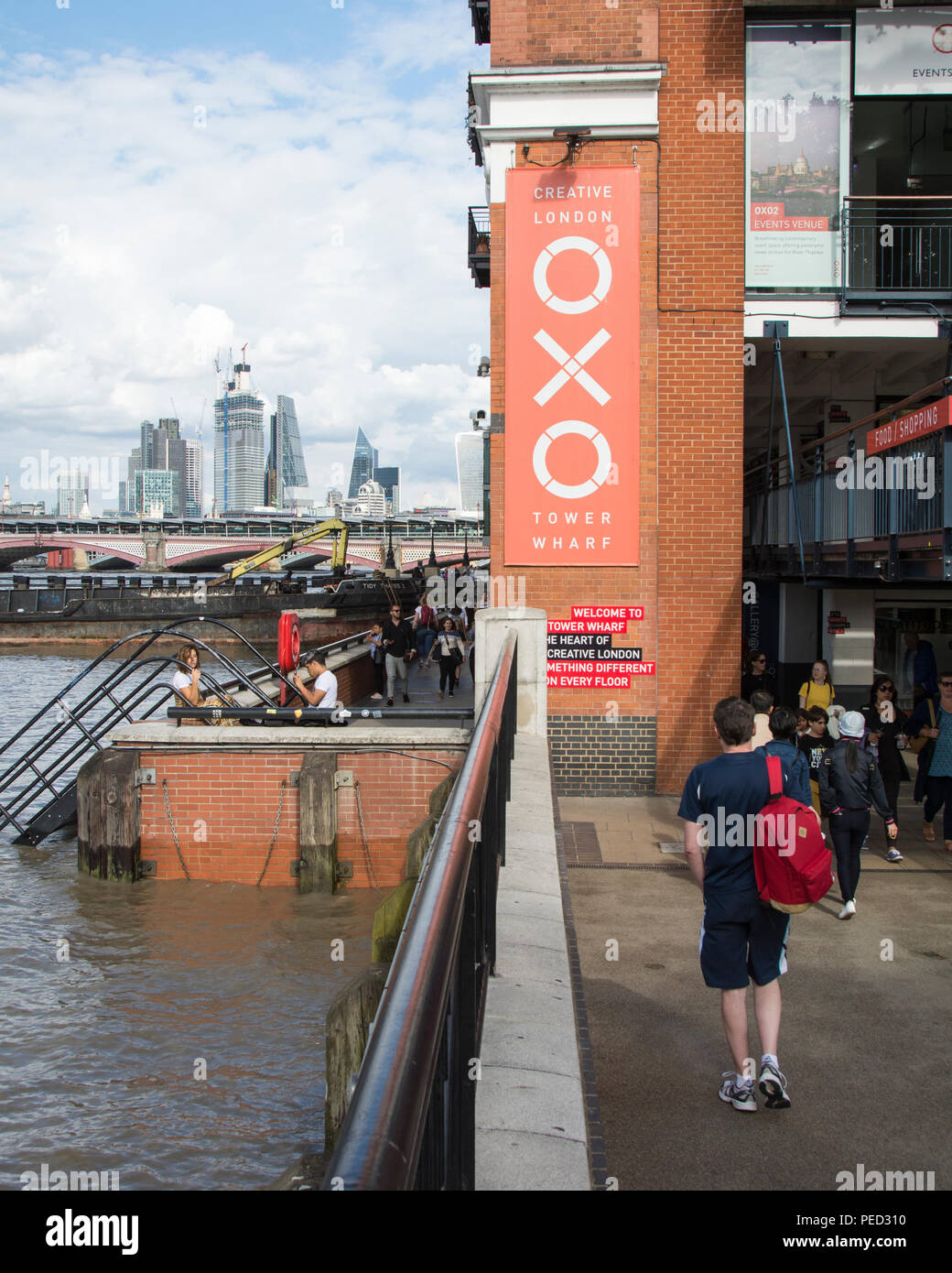 Oxo Tower Wharf, Barge House Street, South Bank, London, SE1, UK Stock ...