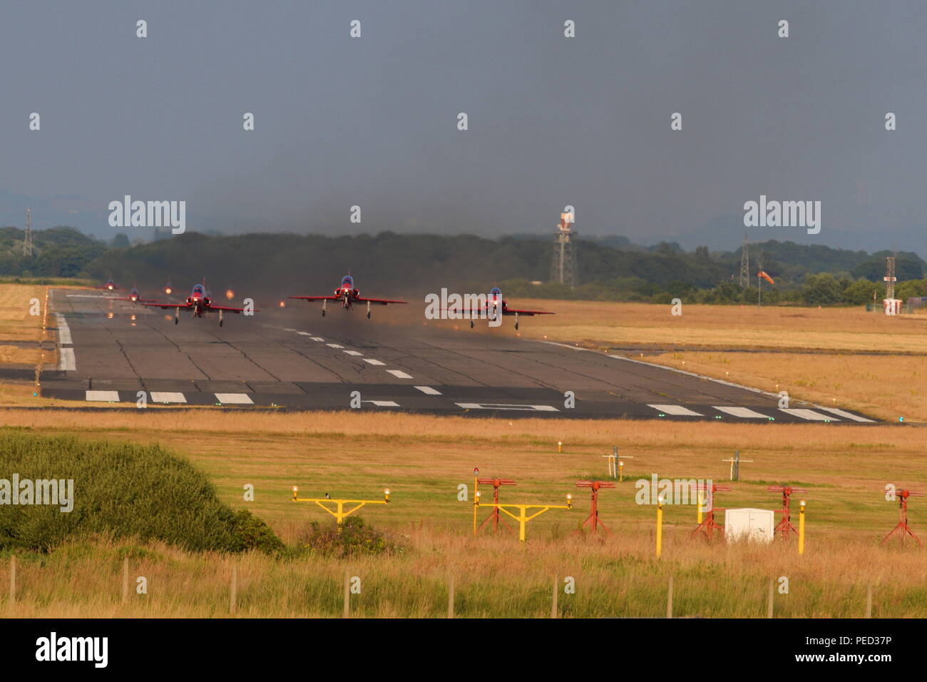 Red arrows pilot hi-res stock photography and images - Alamy