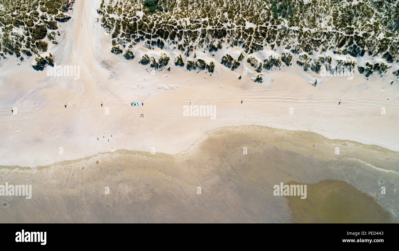 Netherlands sand dunes, aerial hi-res stock photography and images - Alamy