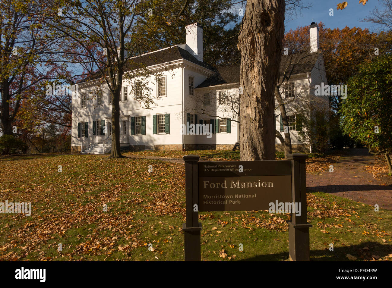 Ford Mansion George Washingtons headquarter Morristown NJ Stock Photo ...