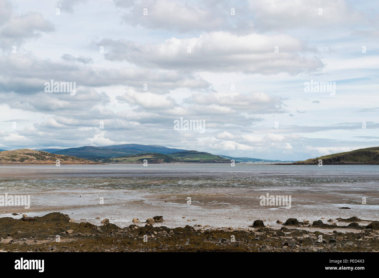 View from Balcary Bay near Castle Douglas Dumfries and Galloway ...