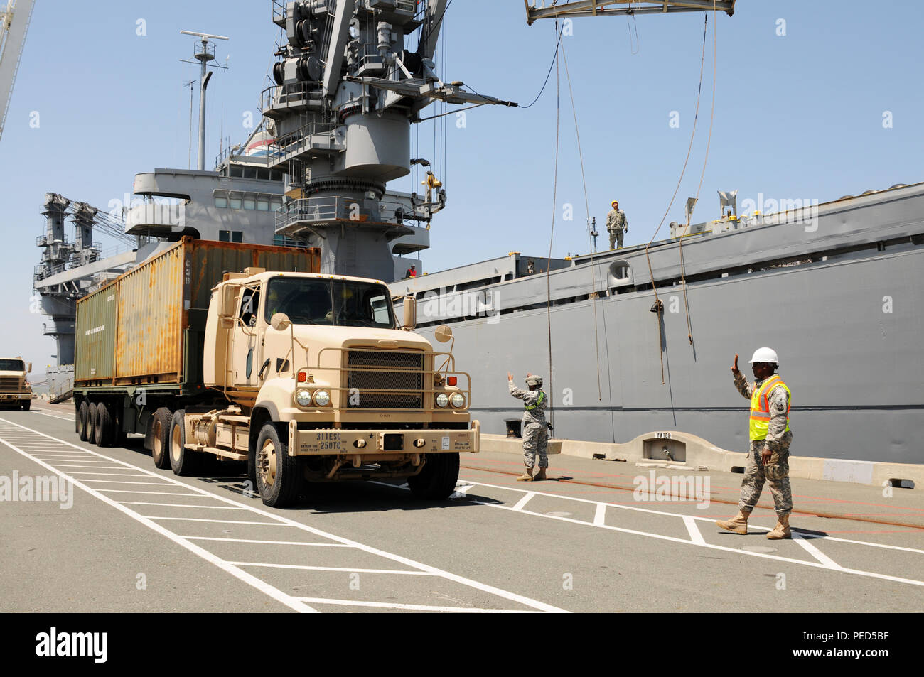 Big logistics over the shore west hi-res stock photography and images ...