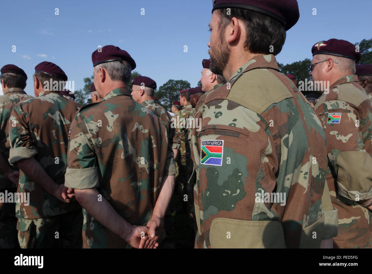 South African paratroopers competed at Leapfest 2015 in West Kingstown ...