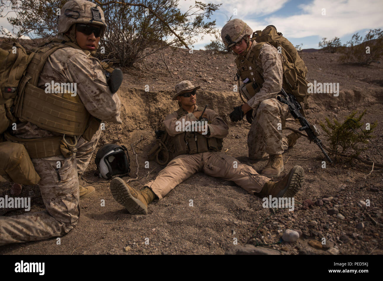 U.S. Marines with 1st Platoon, Company A, 1st Battalion, 7th Marine ...