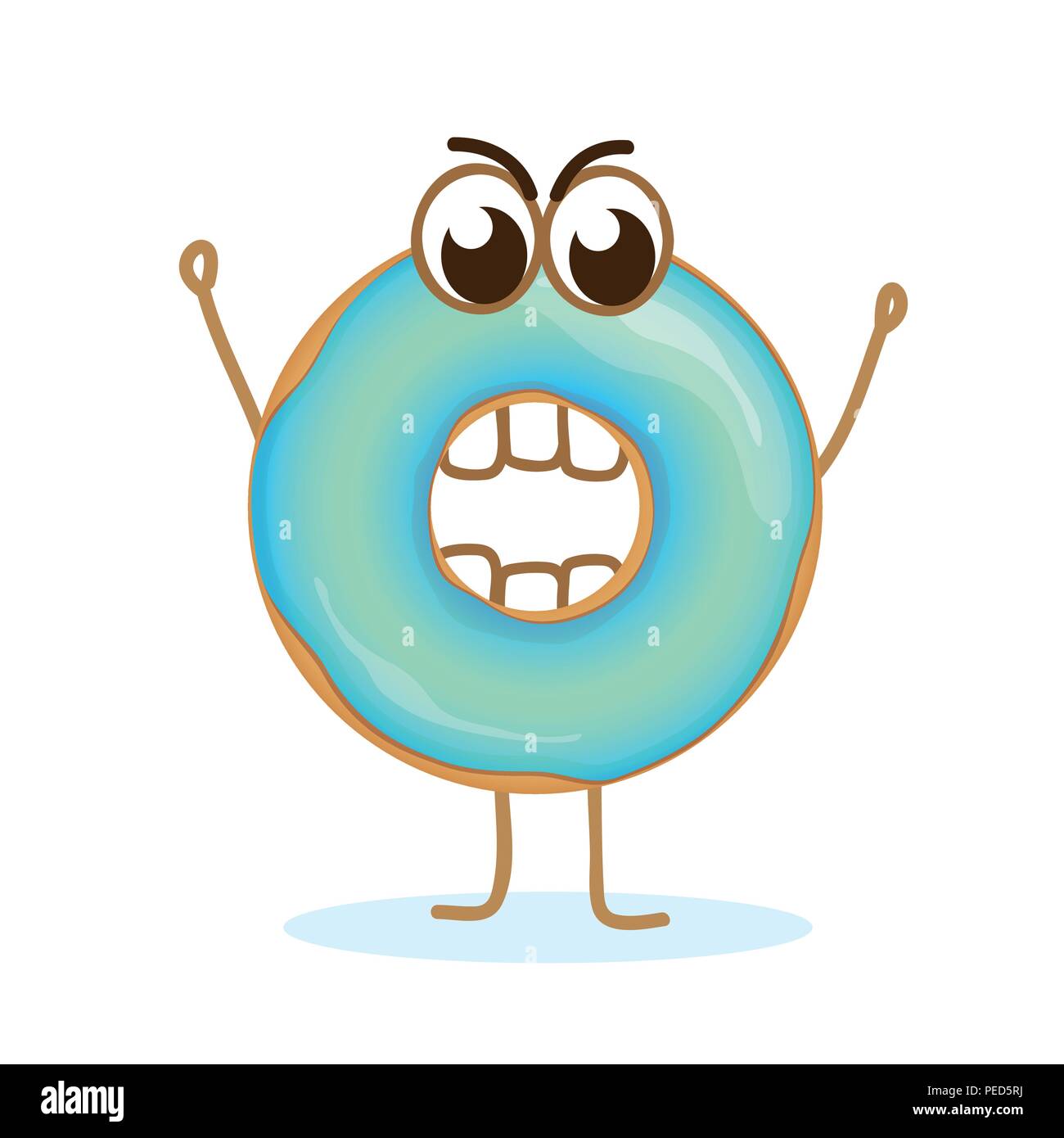 Cartoon donut graphic hi-res stock photography and images - Alamy