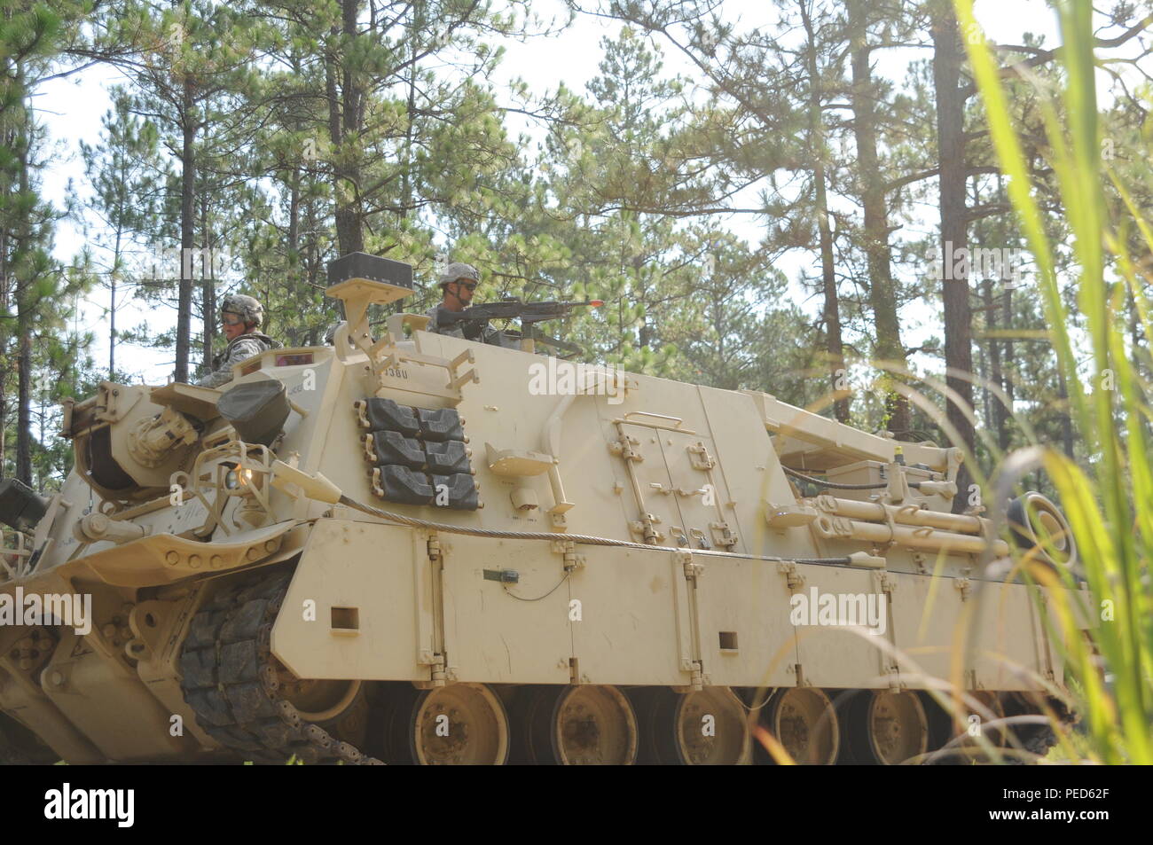 Soldiers with Company B, 106th Support Battalion, 155th Armored Combat ...
