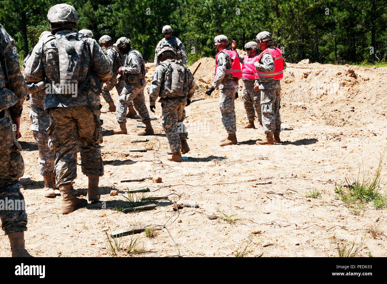 Soldiers of Company C, Special Troops Battalion, 155th Armored Brigade ...